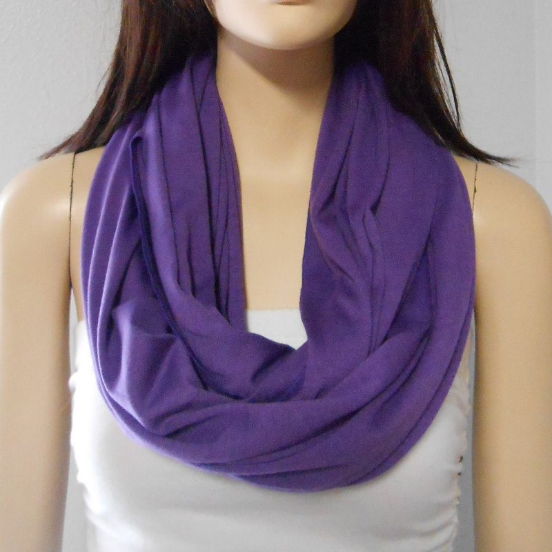 Purple Scarf - Etsy