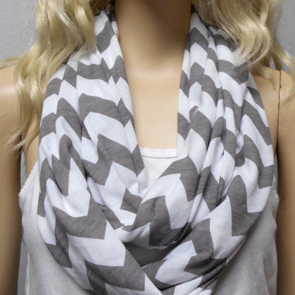 Chevron Infinity Scarf - Etsy