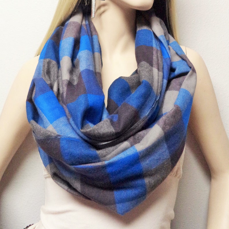 Plaid Flannel Scarf - Etsy