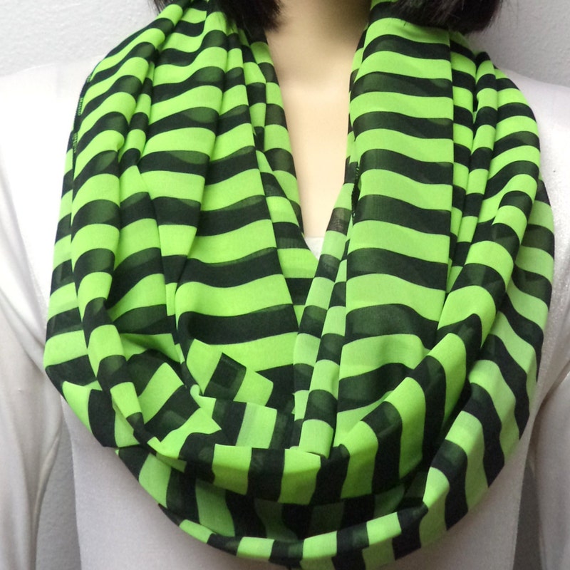 Lime Green Scarf - Etsy