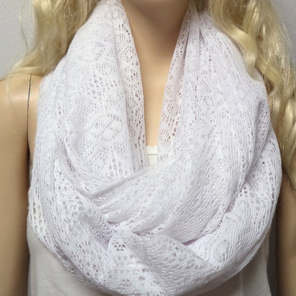 Lace Infinity Scarf - Etsy