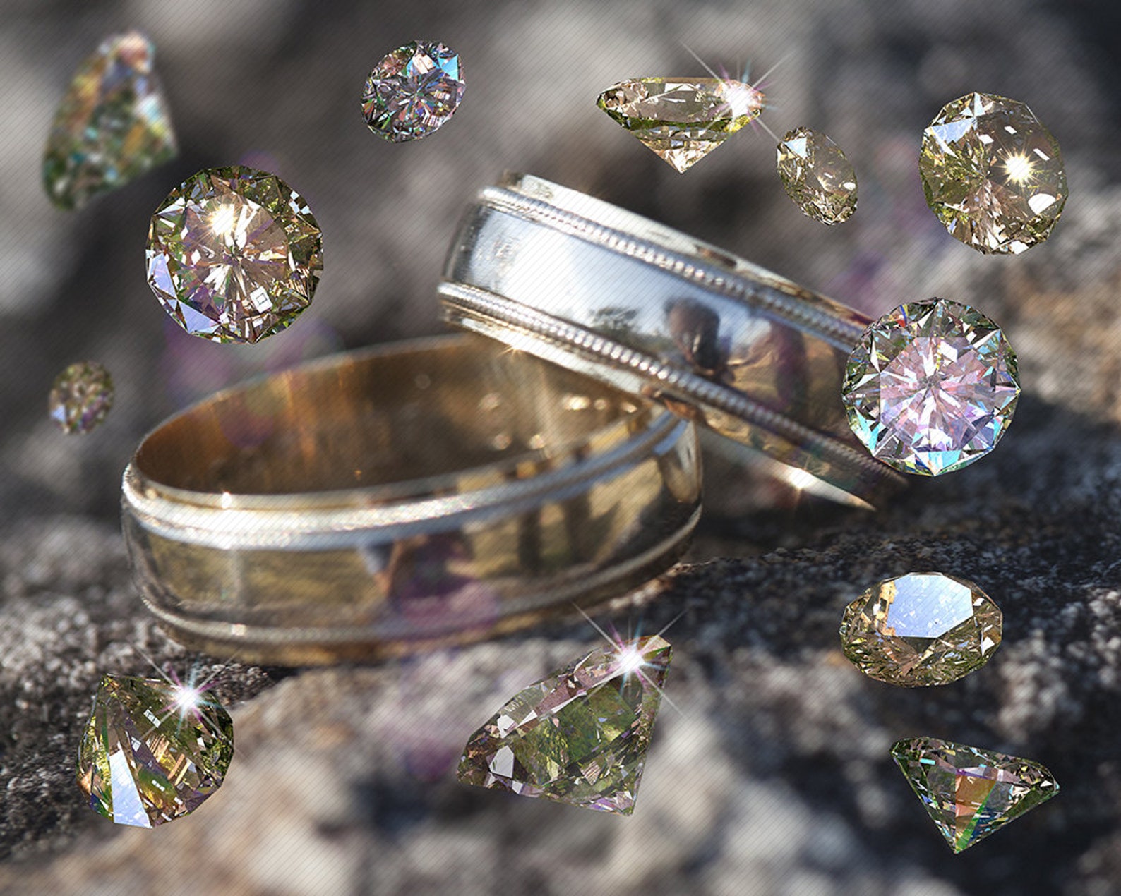 Diamonds Photo Overlays Png Files Realistic Gems Diamonds - Etsy