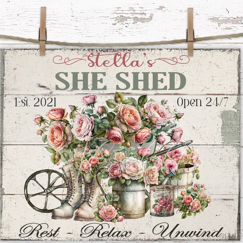 She Shed Decor - Etsy