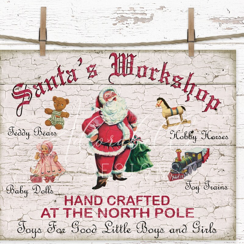 Santas Workshop Decor - Etsy