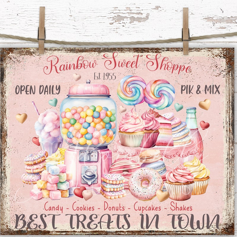 Sweet Shoppe Sign - Etsy