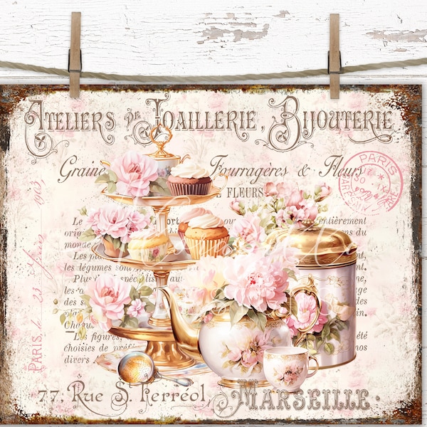 French Tea Party - Etsy