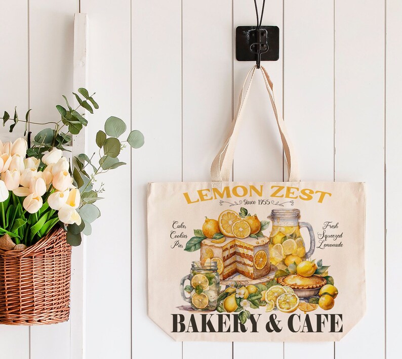 Lemon Zest Bakery Sign: Farmhouse Kitchen Decor (digital Download) - Etsy