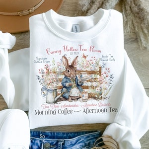 Bunny Printable Transfer Farmhouse Easter DIY Digital Image Art Vintage ...