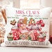Shabby Chic Pink Christmas Mrs. Claus Sweet Shoppe Digital Farmhouse ...