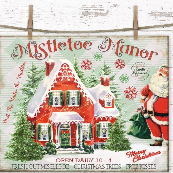 Mistletoe Manor - Etsy
