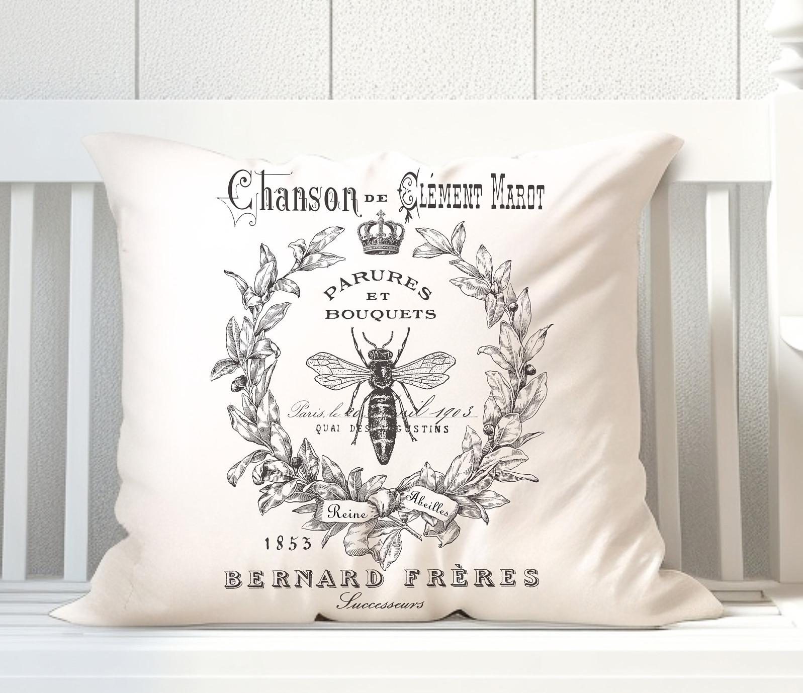 Queen Bee French Country Printable: Rustic Farmhouse Sign (digital ...