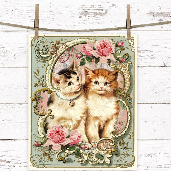 Victorian Kittens - Etsy