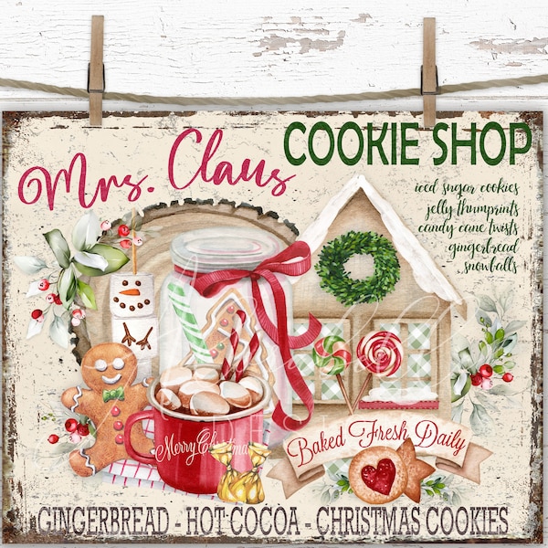 Mrs Claus Sign - Etsy Australia