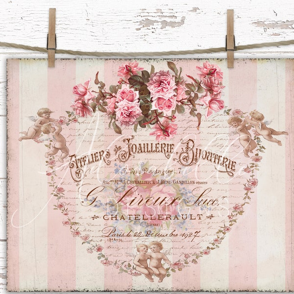 Shabby Chic Decals - Etsy