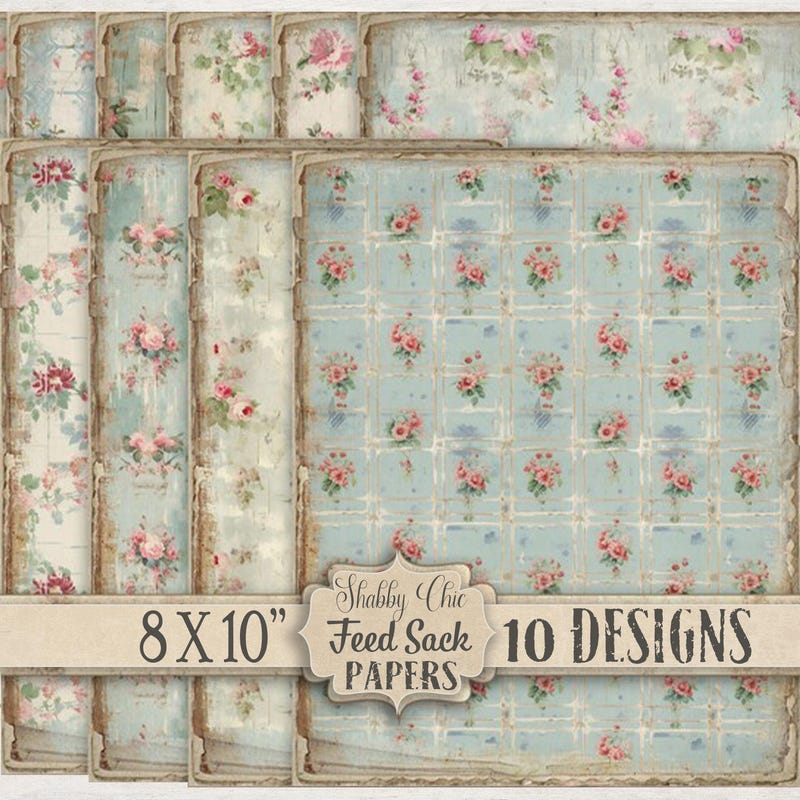 Shabby Chic Paper - Etsy