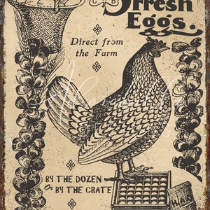 Farmhouse Printable Rustic Labels Tags DIY 3X4 Vintage Chicken Farm ...