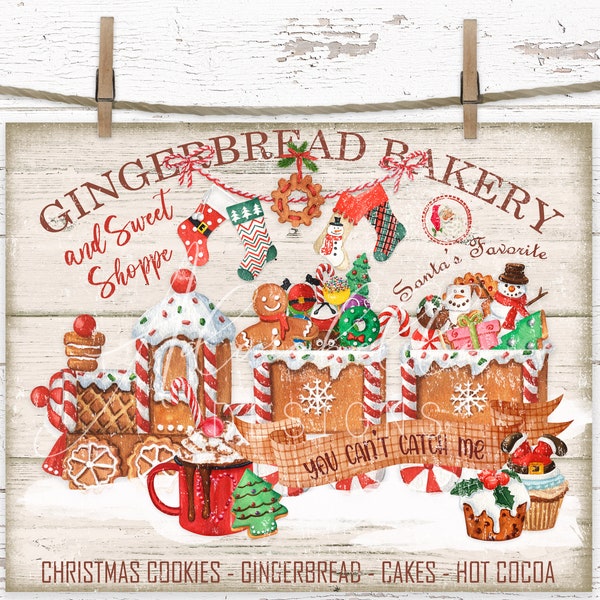 Gingerbread Sign - Etsy