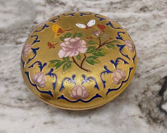 Gold trinket box | Etsy