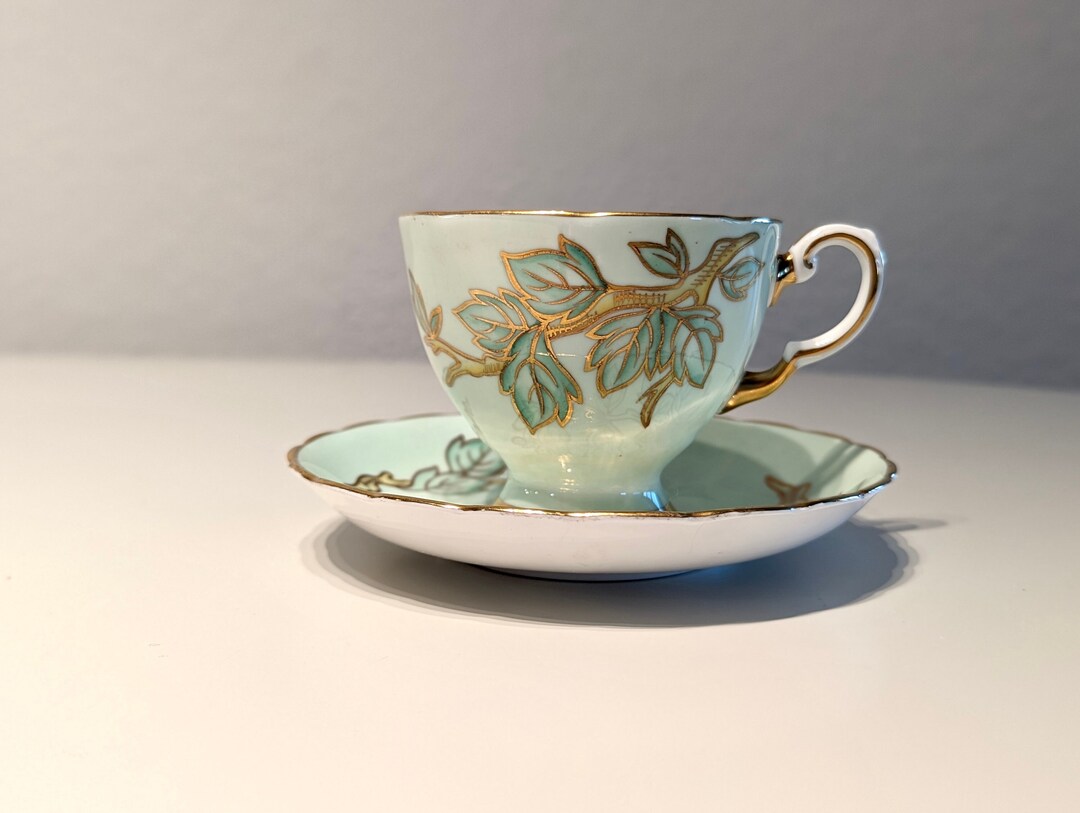 1950s Tuscan Leaf Teacup, Tuscan Teacup, Tree Branch Tea Cup, Vintage ...