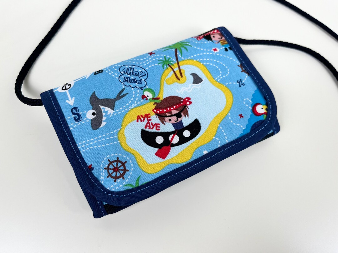 Wallet 'pirates' Blue - Etsy