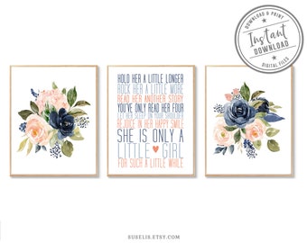 Pink Navy Nursery | Etsy