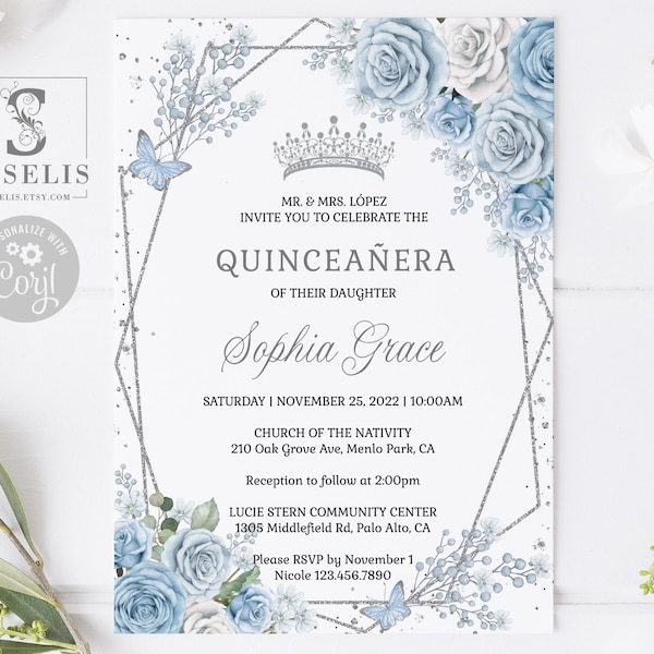 QUINCE INVITATIONS - Etsy