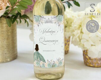 Personalized Quinceanera Full Size Candy Bar Labels Quince - Etsy