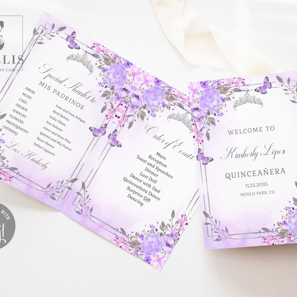 Sweet Sixteen Program - Etsy