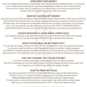 EDITABLE Lista De Padrinos, Corjl Template, List of Godparents, Blush ...