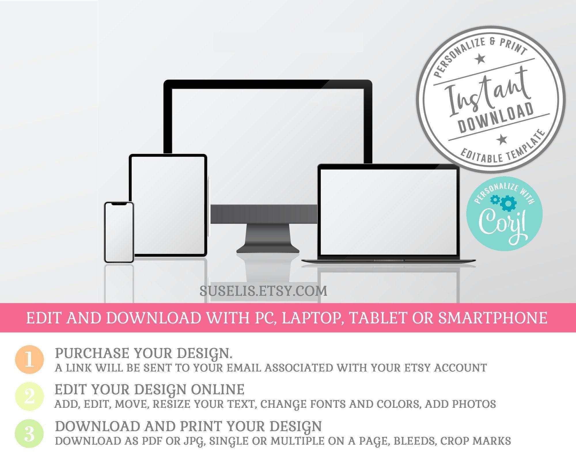 EDITABLE Seating Chart, Corjl Template, Instant Download, Table Plan ...