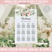 EDITABLE Seating Chart, Corjl Template, Instant Download, Table Plan ...