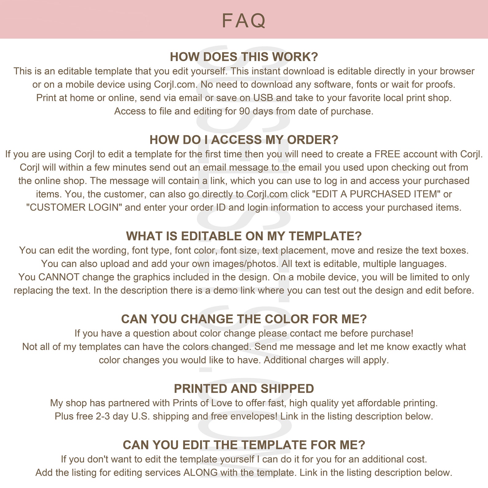 EDITABLE Lista De Padrinos Corjl Template List of - Etsy