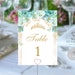 Printable Quinceanera Table Numbers 1-30, 5x7 Inch, Blush Pink, Mis ...