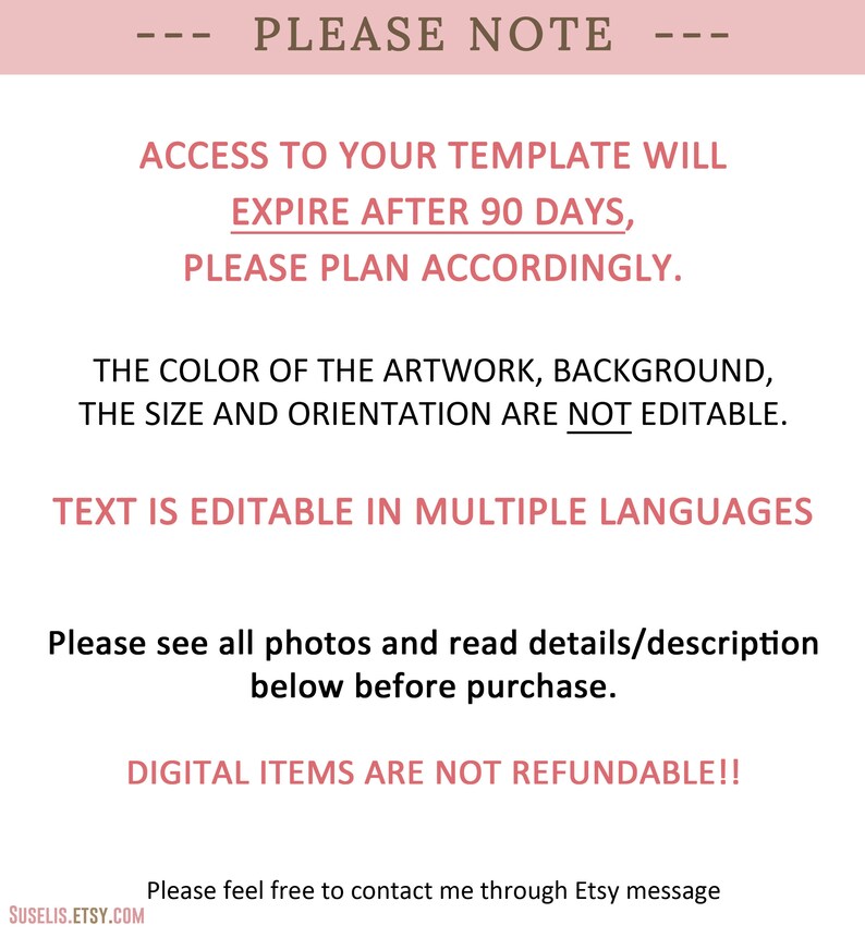 EDITABLE Baby Shower Photo Prop Frame Corjl Template | Etsy