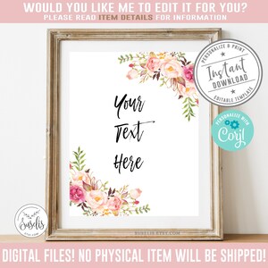 Custom Poster Sign - Etsy