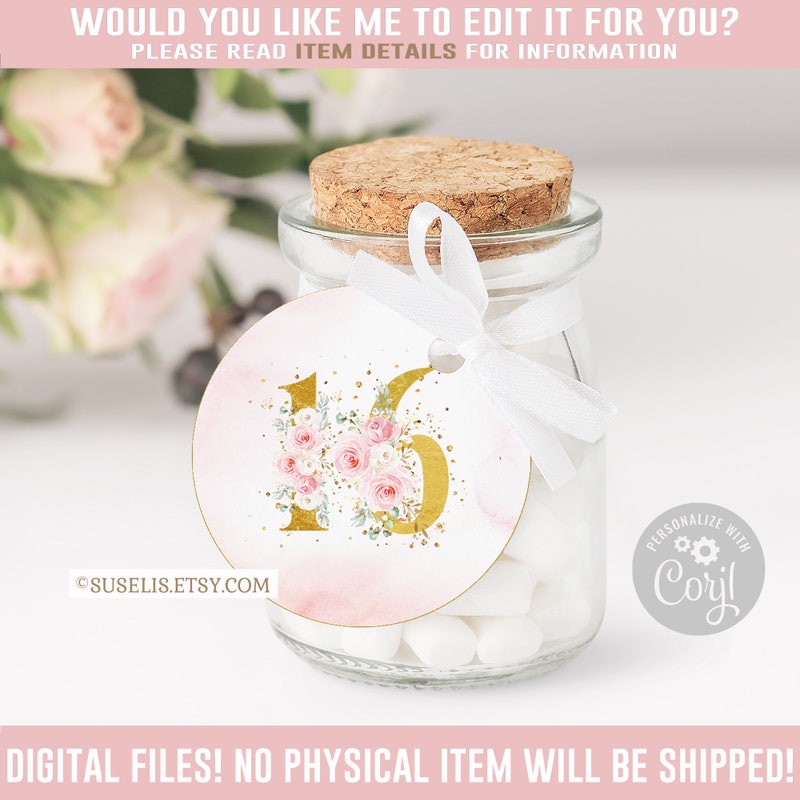Sweet 16 Stickers - Etsy