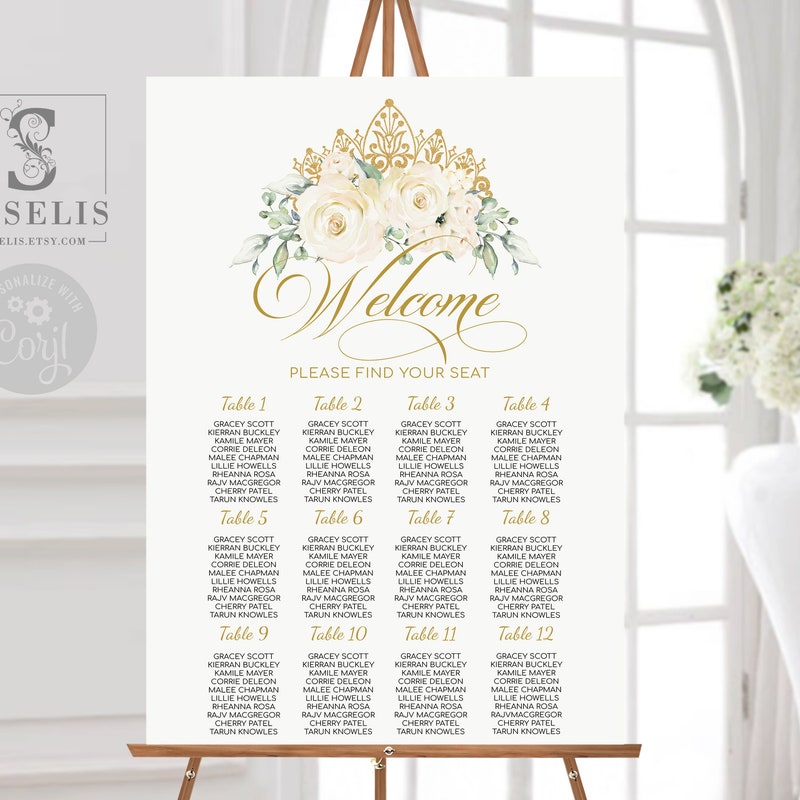 No Seating Plan Sign - Etsy