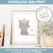 Printable Nursery Cat Print, Animal Nursery Prints, Nursery Sign ...