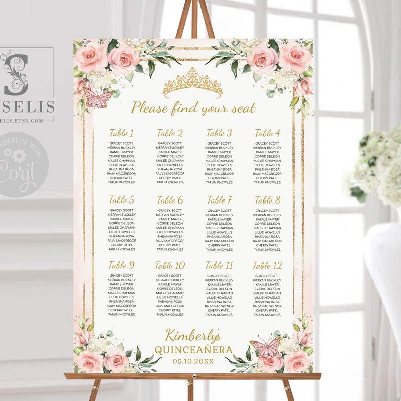 Seating Chart Ideas Kides - Etsy