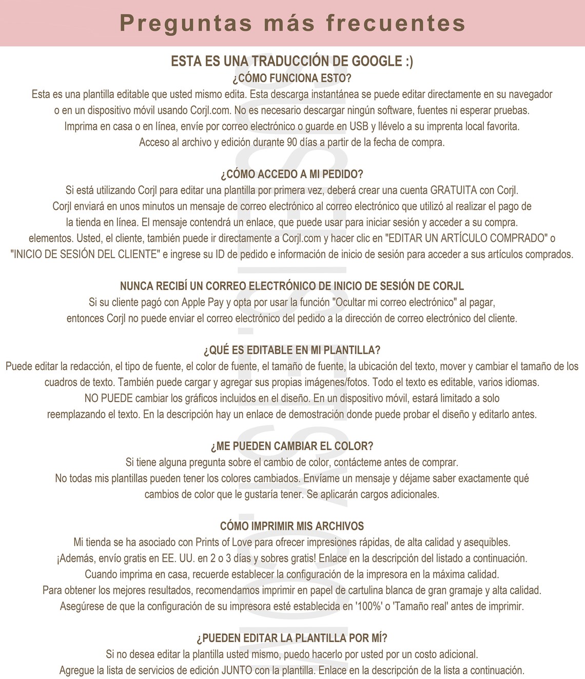 EDITABLE Lista De Padrinos Corjl Template List of - Etsy