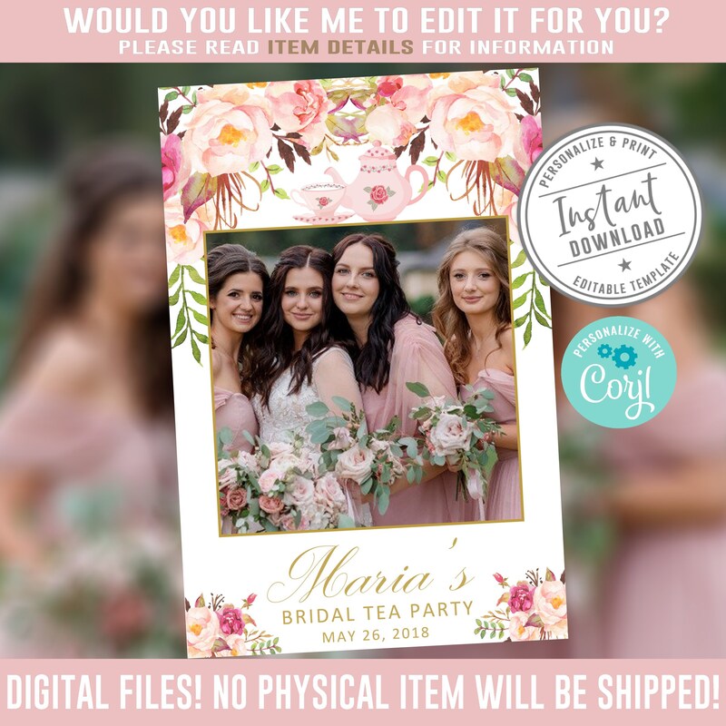 Floral Selfie Frame - Etsy