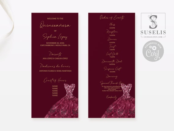 Sweet 16 Program Template