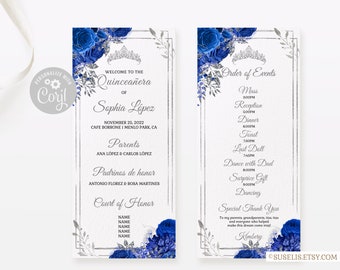Royal Blue Program - Etsy