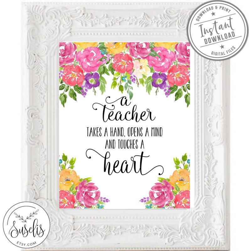 Printable Teacher Appreciation sign End of Year Teachers | Etsy