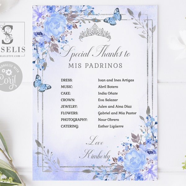 Padrinos List - Etsy