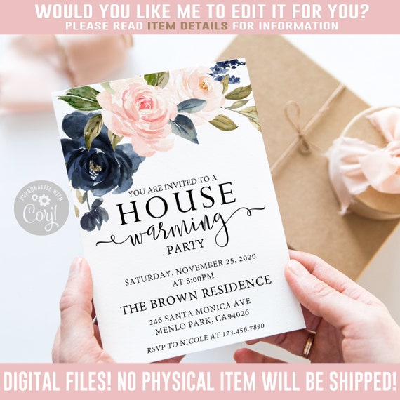 Pink House Warming Template Housewarming Invitation Templates Free