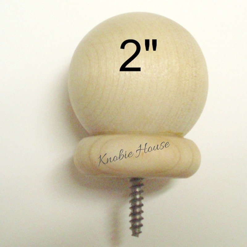 Wooden Finials for Curtains - Etsy