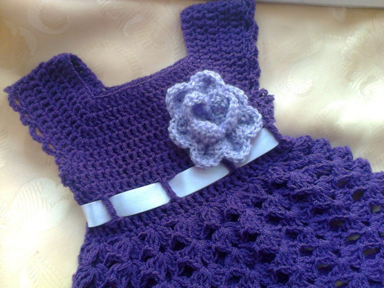 Purple Baby Dress Newborn First Outfit Take Me Home Dress - Etsy