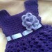 Purple Baby Dress Newborn First Outfit Take Me Home Dress - Etsy
