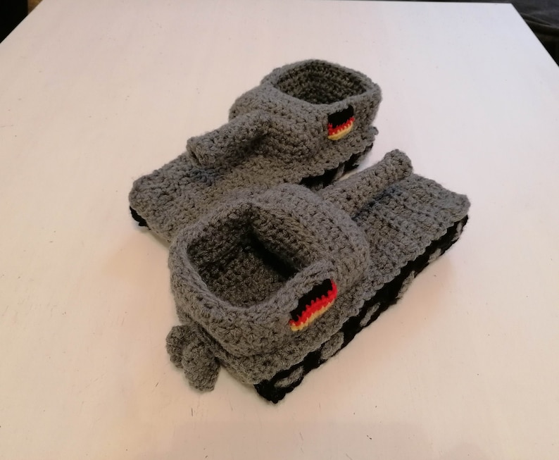Tankschuhe Panzer Slippers German Flag Boyfriend Gift Man - Etsy